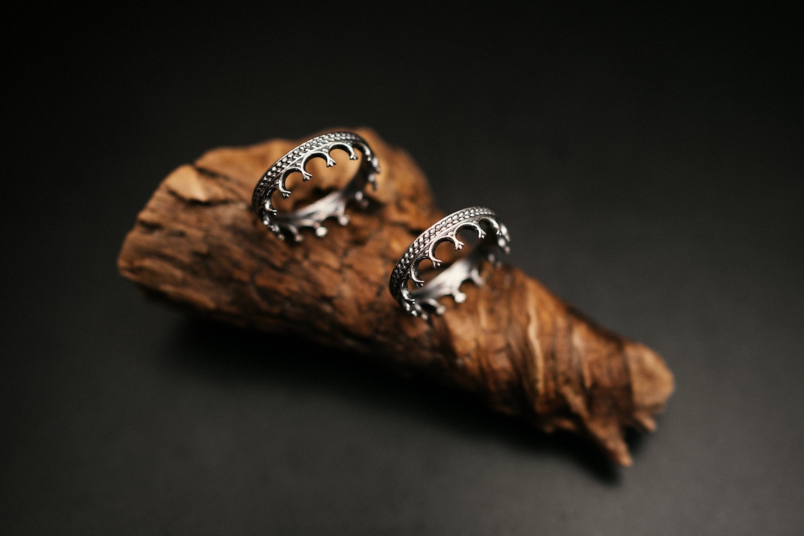 Queen Ring 925 Sterling Silver Gothic Bridesmaid Gift Silver | Etsy