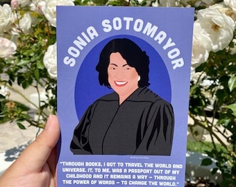 Sonia Sotomayor Art - Etsy