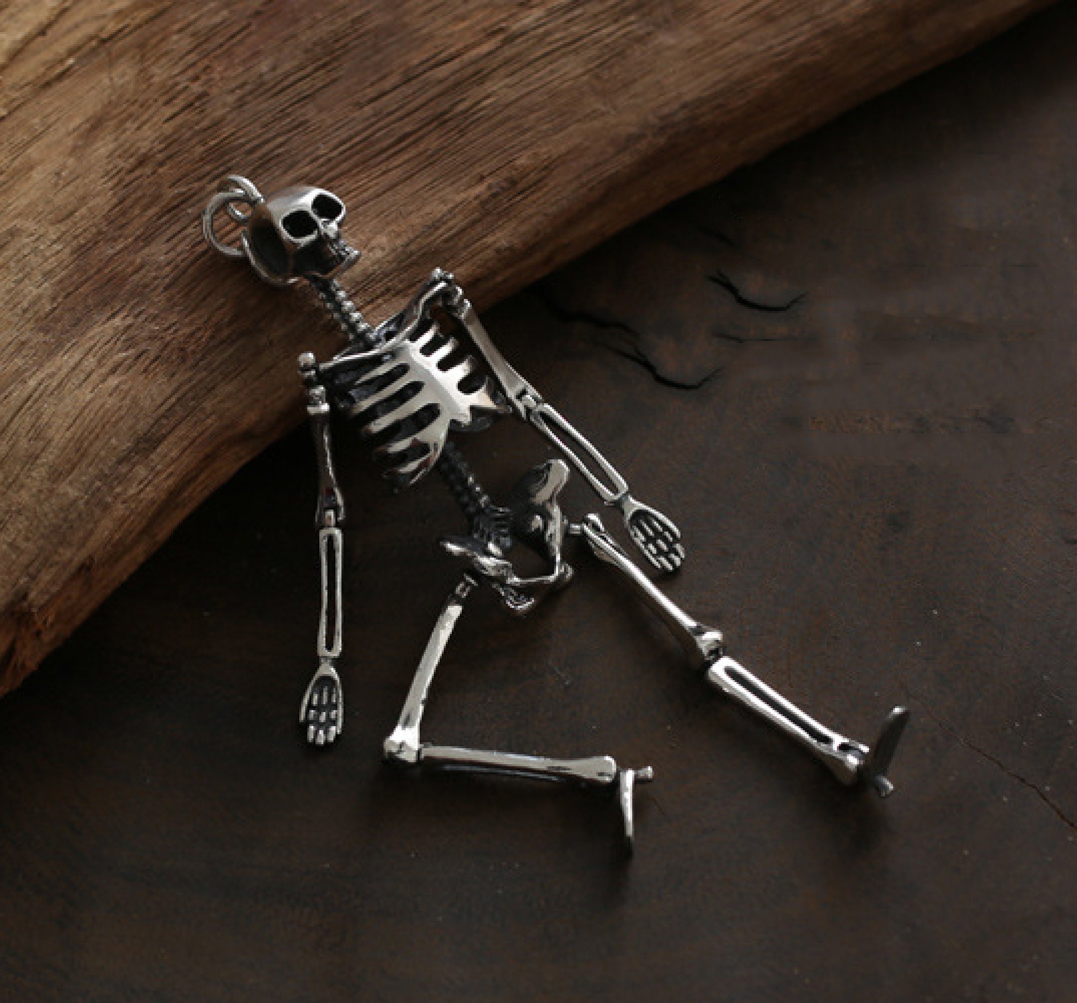 925 Silver Skull Body 1PC, Handmade 925 Sterling Silver Human Skeleton ...