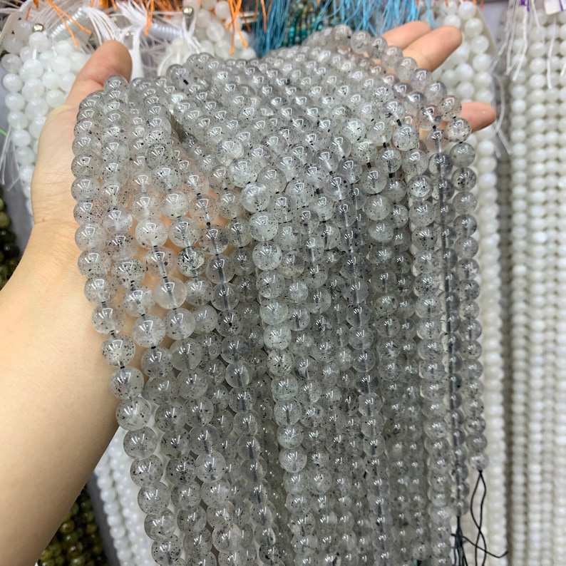 Natural Pitaya Quartz Beads, Dragon Fruit Stone Beads 8mm 10mm Gemstone ...