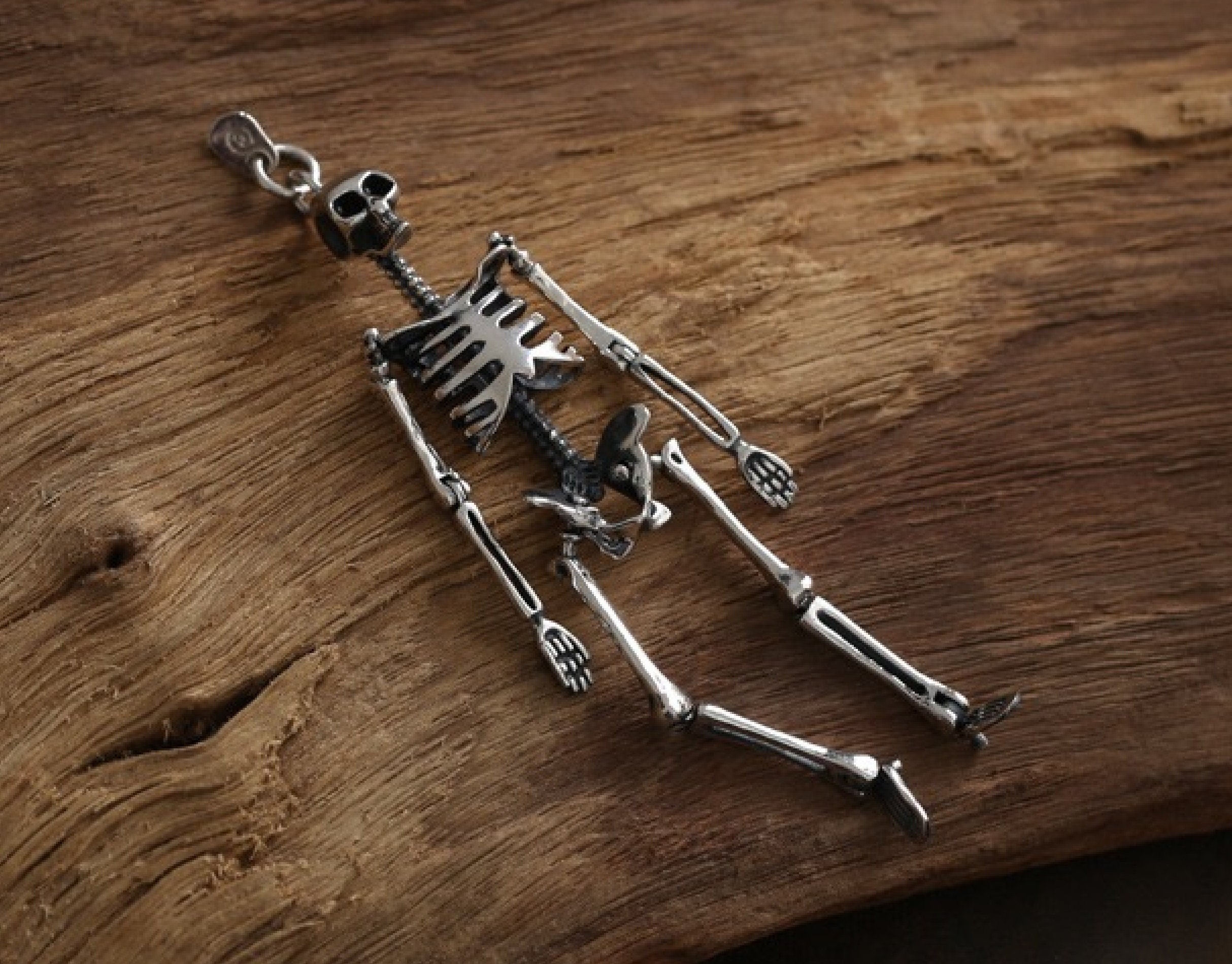 925 Silver Skull Body 1PC, Handmade 925 Sterling Silver Human Skeleton ...