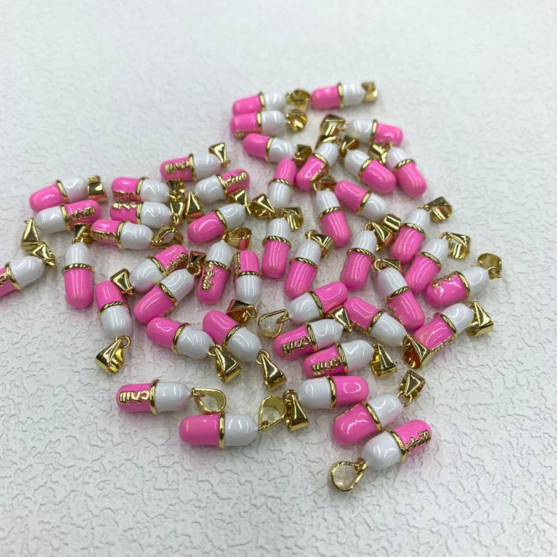 Enamel Chill Pills Colorful Pills Charm Pills Pendant for Bracelet ...