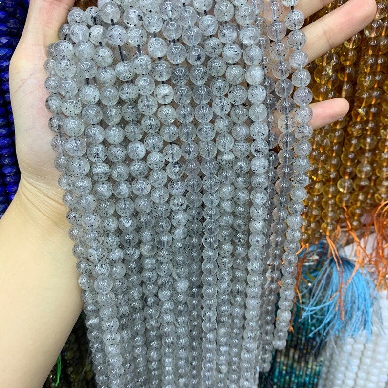 Natural Pitaya Quartz Beads, Dragon Fruit Stone Beads 8mm 10mm Gemstone ...