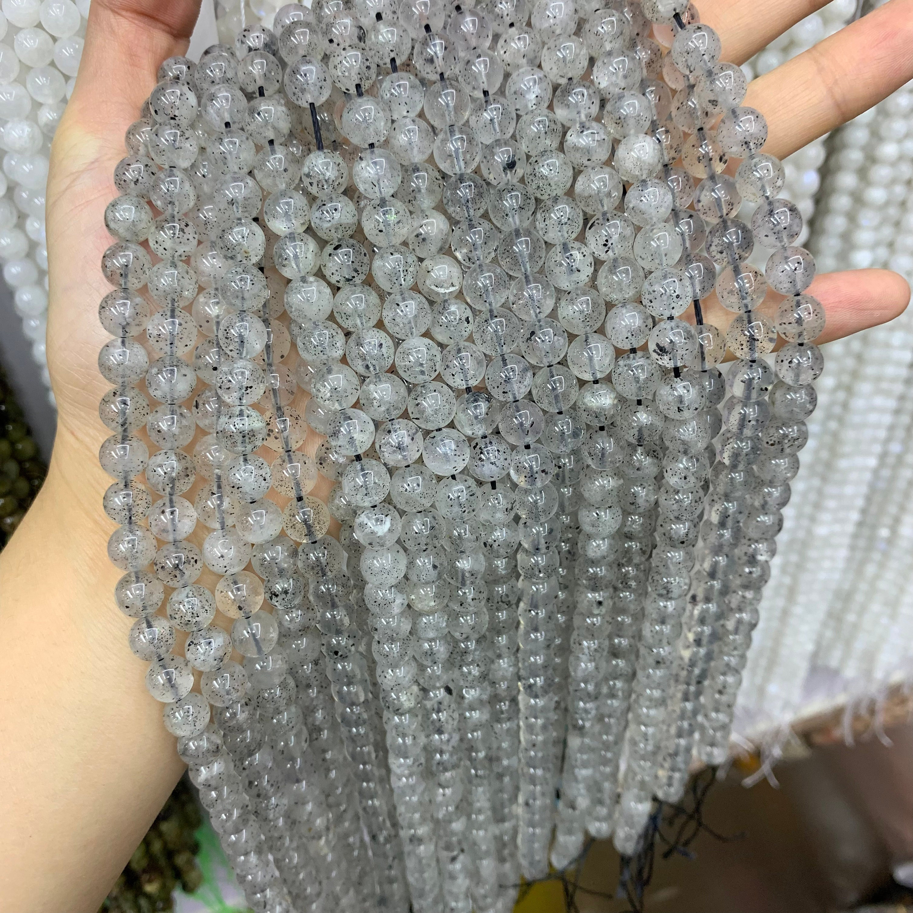 Natural Pitaya Quartz Beads, Dragon Fruit Stone Beads 8mm 10mm Gemstone ...