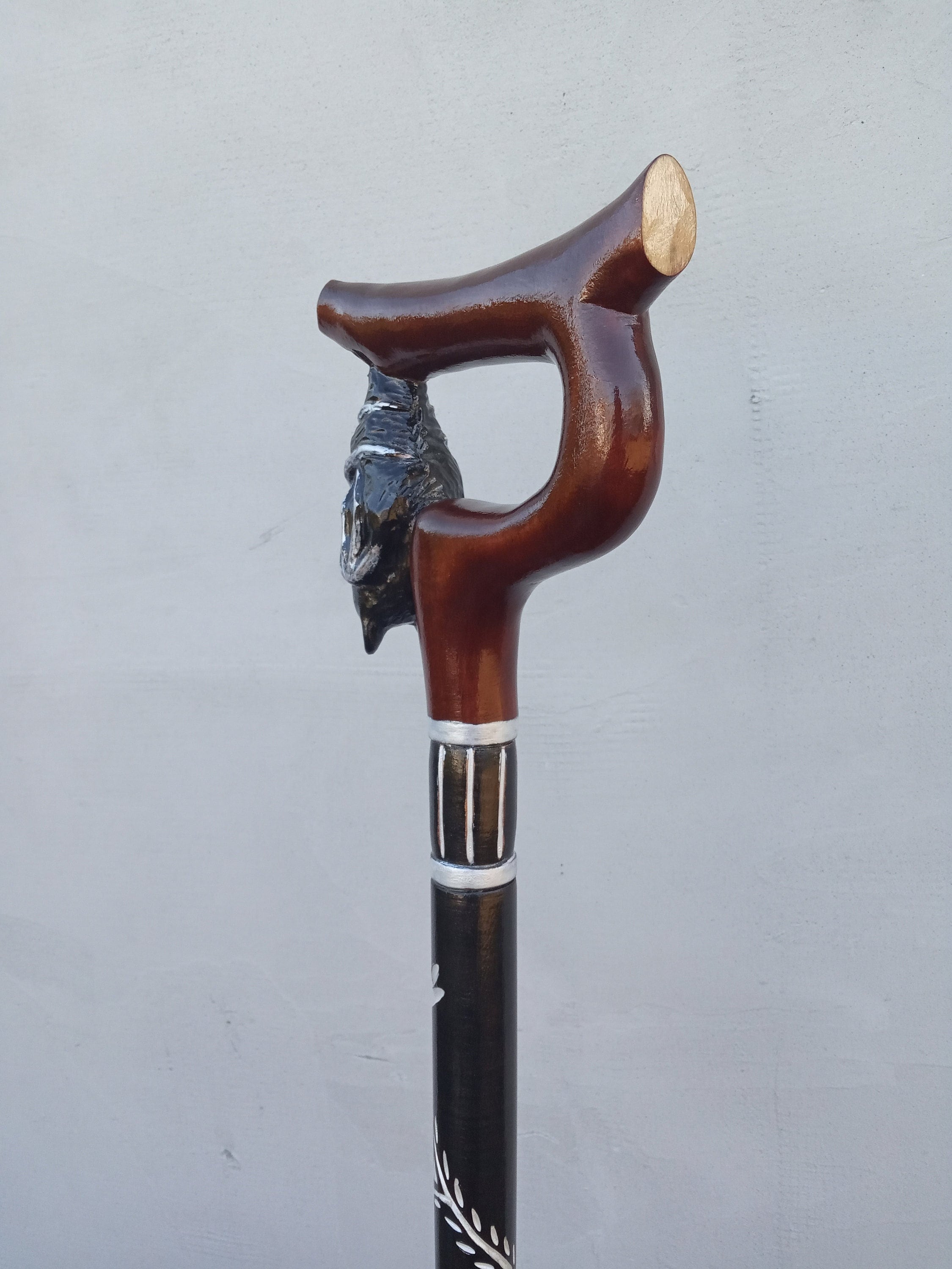 Light Comfortable Wood Bat-cane - Etsy