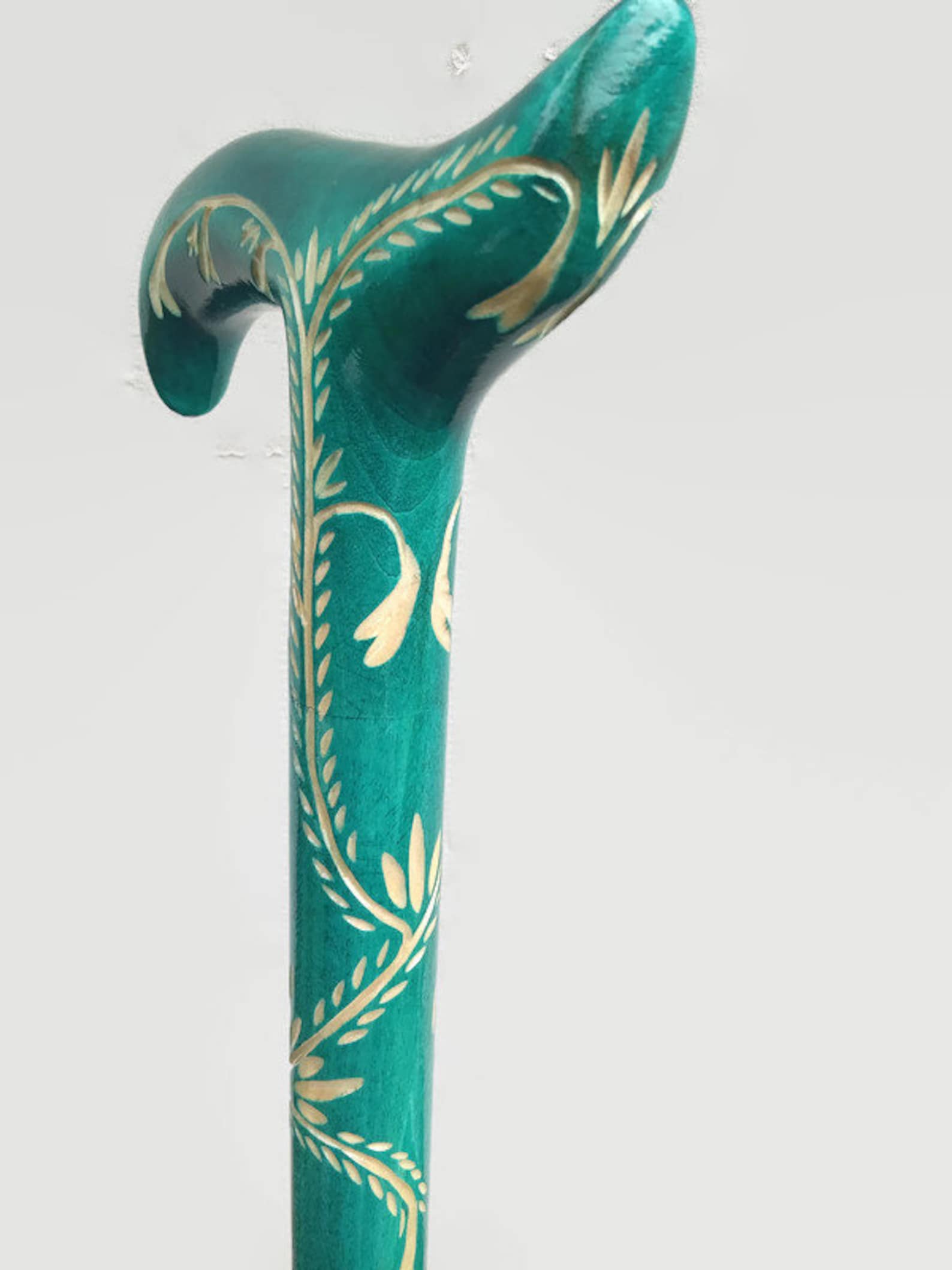 Wooden Cane for Women Carved Handle and Staff Wood Walking - Etsy