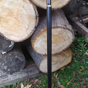 Wooden Cane Bat Carved Handle and Staff Wood Walking Stick Hand Carved ...