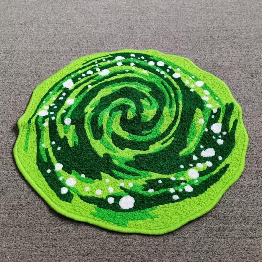 Cartoon Portal Floor Mat Modern Area Rugs Living Room Accent Wool ...