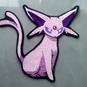 Espeon Rug,knitting Handmade Non-slip Area Rug Home Decor Mentali ...