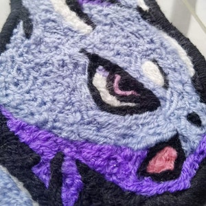 Mewtwo Rug,mew Knitting Handmade Non-slip Area Rug Home Decor - Etsy