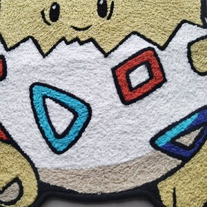 Togepi Rug,knitting Handmade Non-slip Area Rug Home Decor - Etsy