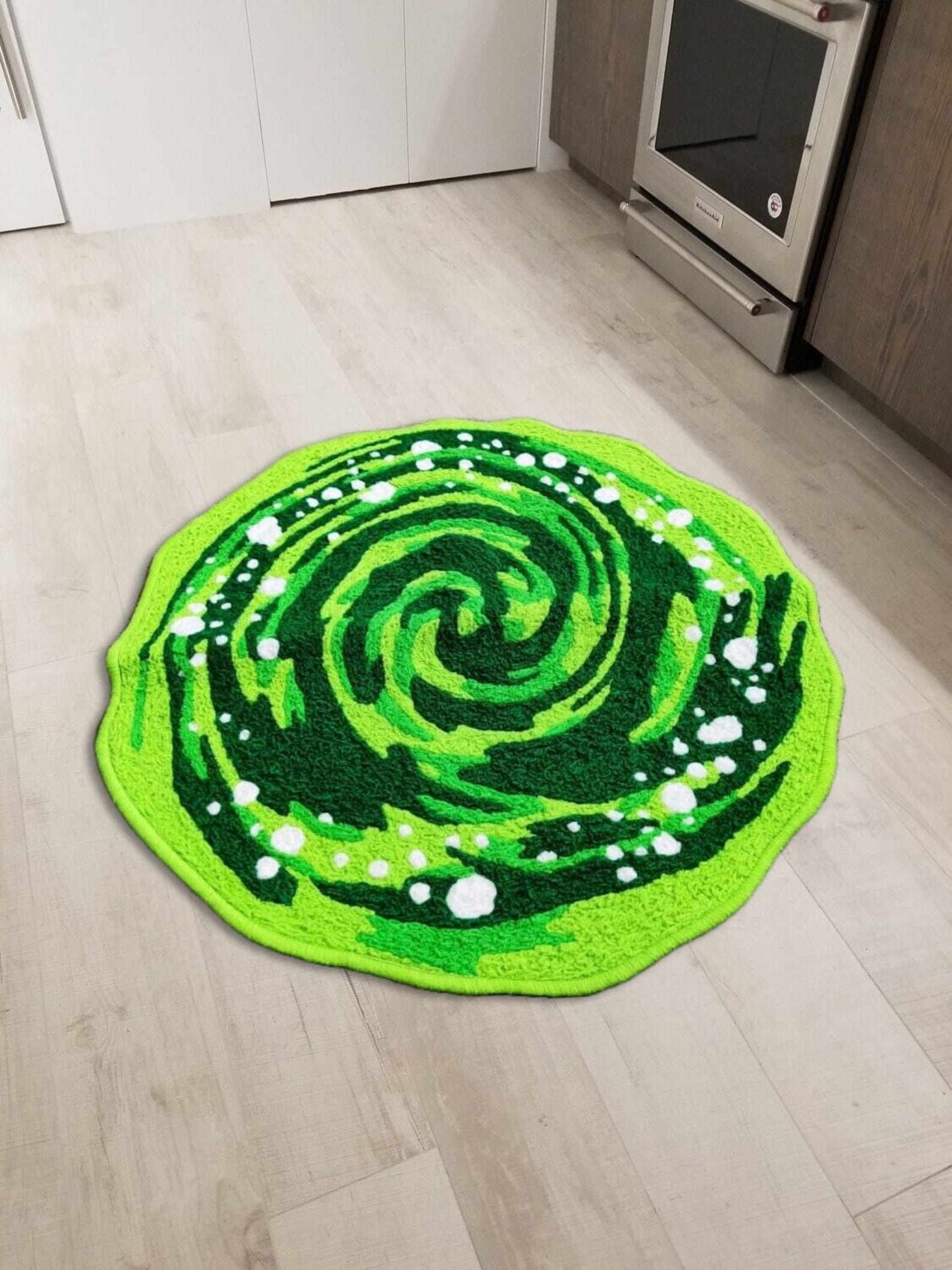 Cartoon Portal Floor Mat Modern Area Rugs Living Room Accent Wool ...