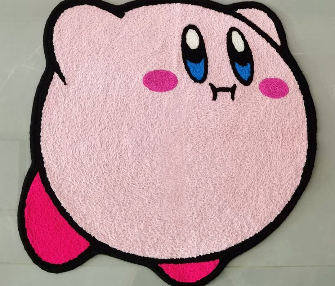 Kirby Rug,knitting Handmade Non-slip Area Rug Home Decor - Etsy