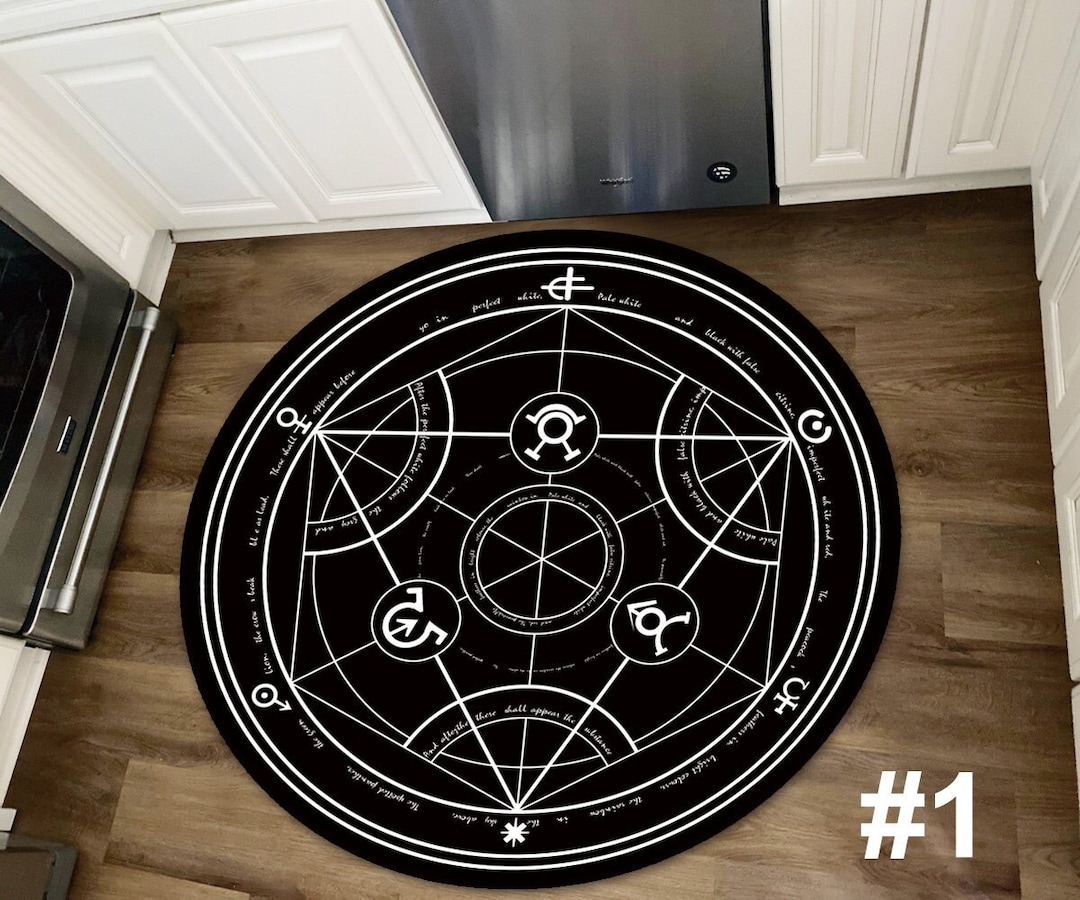 Fullmetal Alchemist Rug Fate Rug Handmade Non-slip Area Rug - Etsy