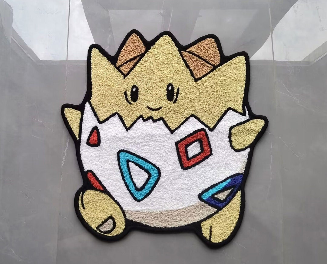 Togepi Rug,knitting Handmade Non-slip Area Rug Home Decor - Etsy