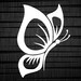 Butterfly Vinyl Decal Car Truck Window, Mirror, Trailer, Bumper ...