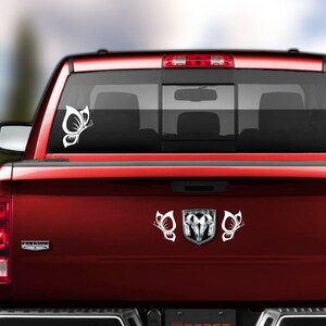 Butterfly Vinyl Decal Car Truck Window, Mirror, Trailer, Bumper ...