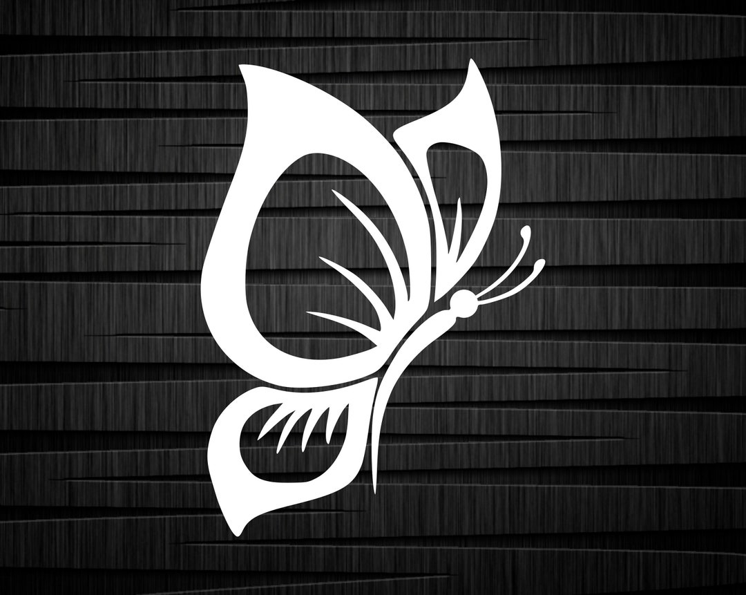 Butterfly Vinyl Decal Car Truck Window, Mirror, Trailer, Bumper ...