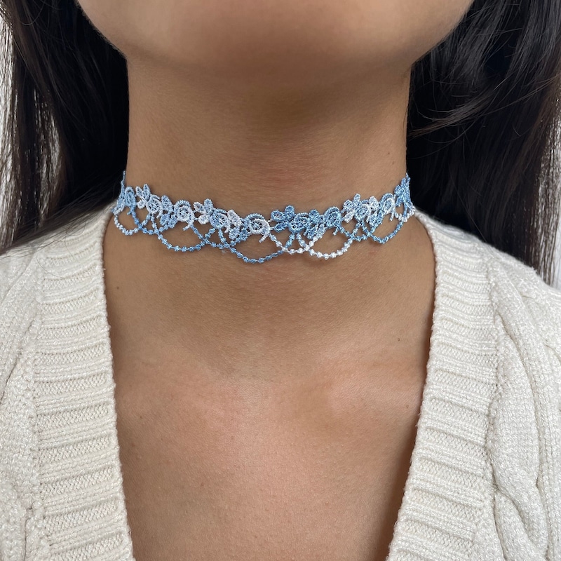Lace Choker - Etsy