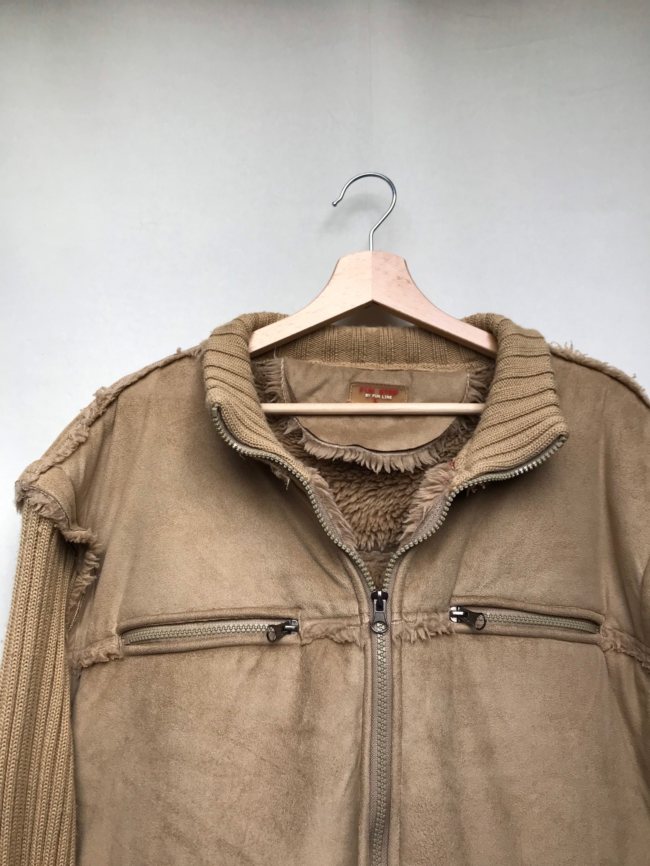Y2k Oversized Faux Fur Jacket 3 - Etsy