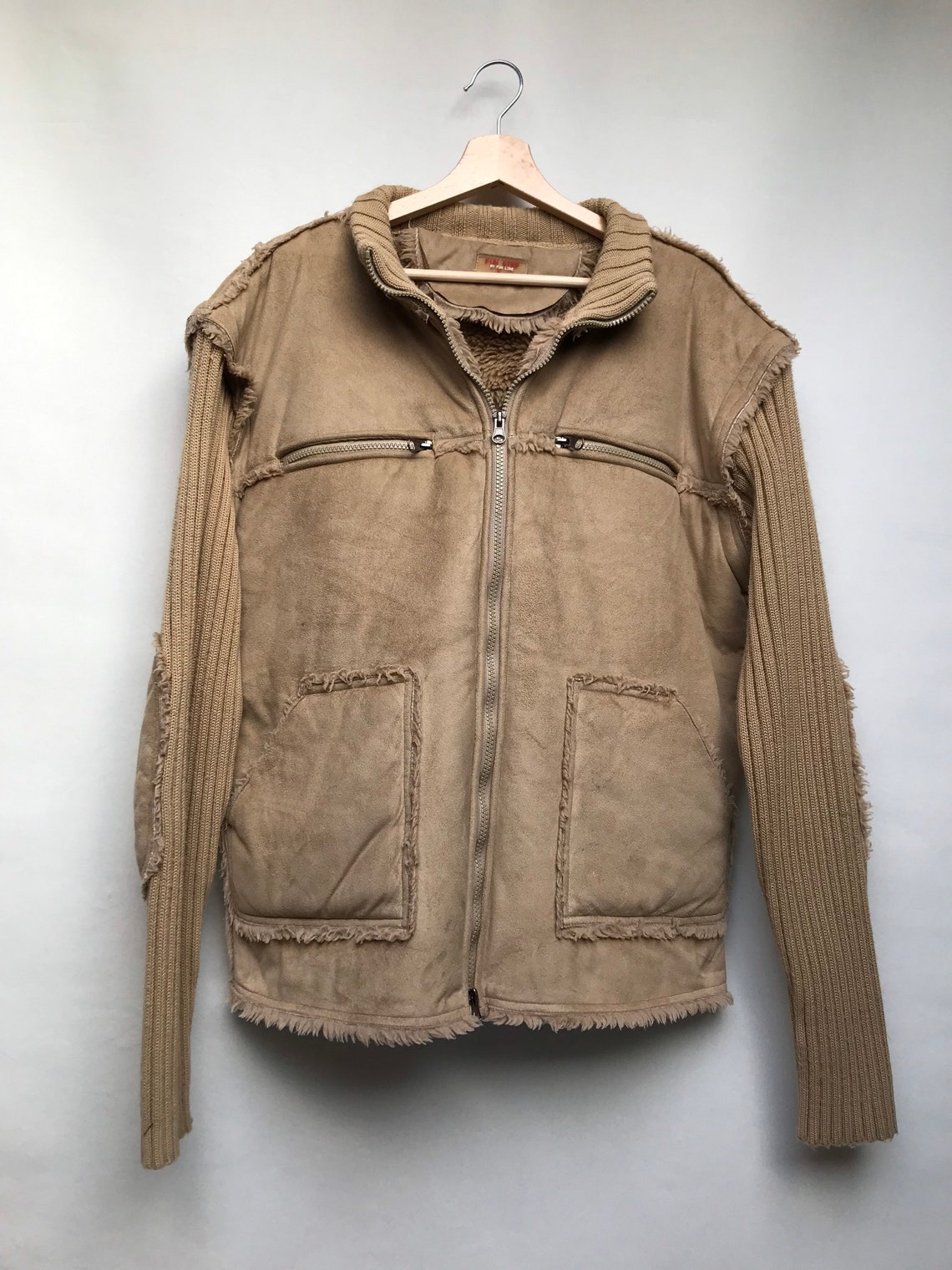 Y2k Oversized Faux Fur Jacket 3 - Etsy
