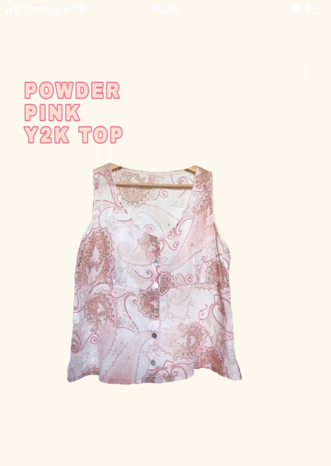 Powder Pink Y2k Top - Etsy