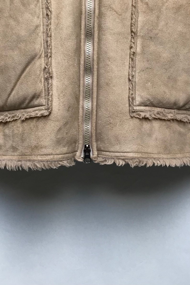 Y2k Oversized Faux Fur Jacket 3 - Etsy