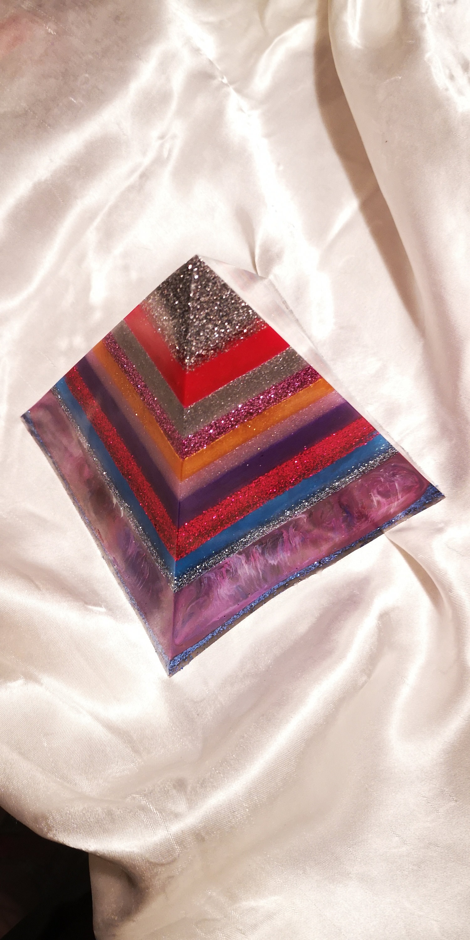 Big Pyramid in Resin. Layered Pyramid. Home Decoration. - Etsy