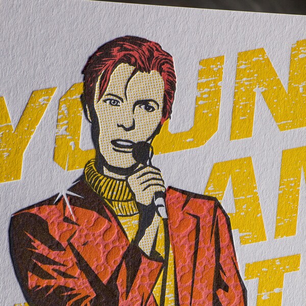 David Bowie Young American Poster - Etsy