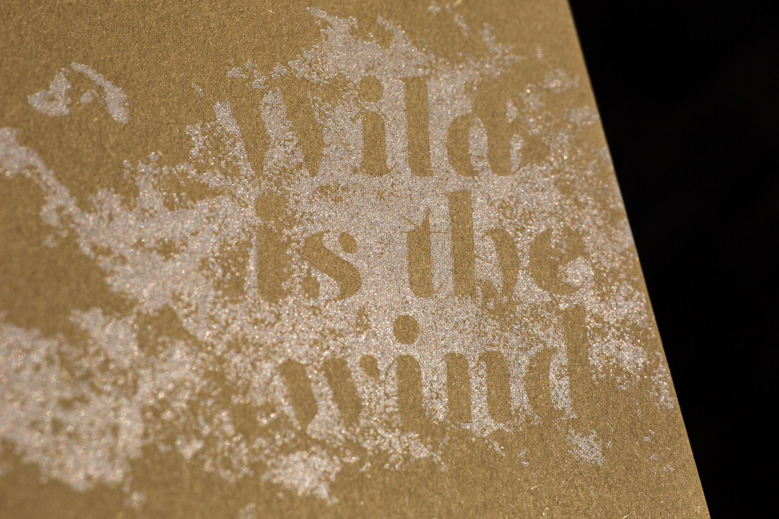 WILD is THE WIND David Bowie Letterpress Art Print - Etsy