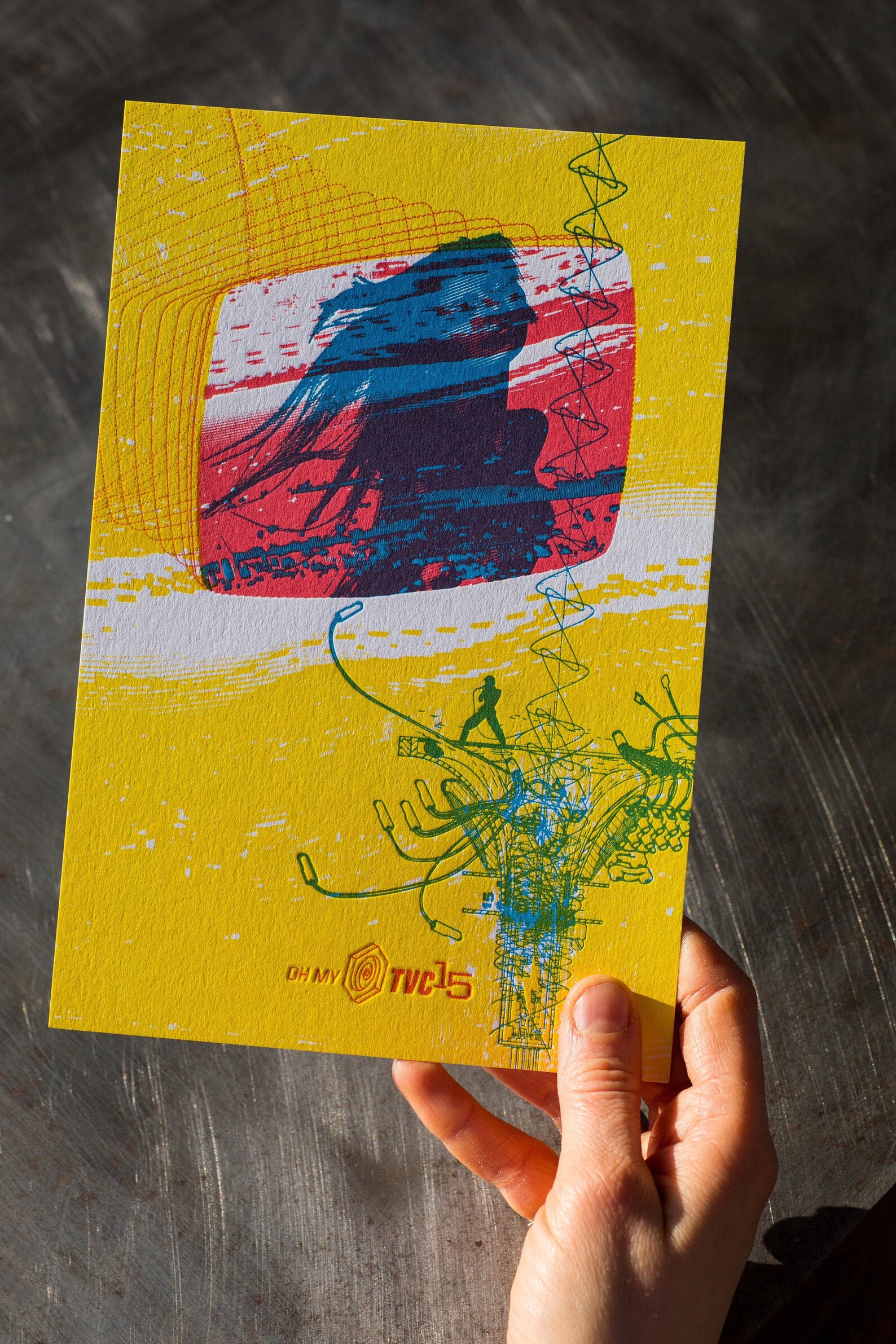 TVC 15 David Bowie Letterpress Art Print Limited and Signed Edition ...