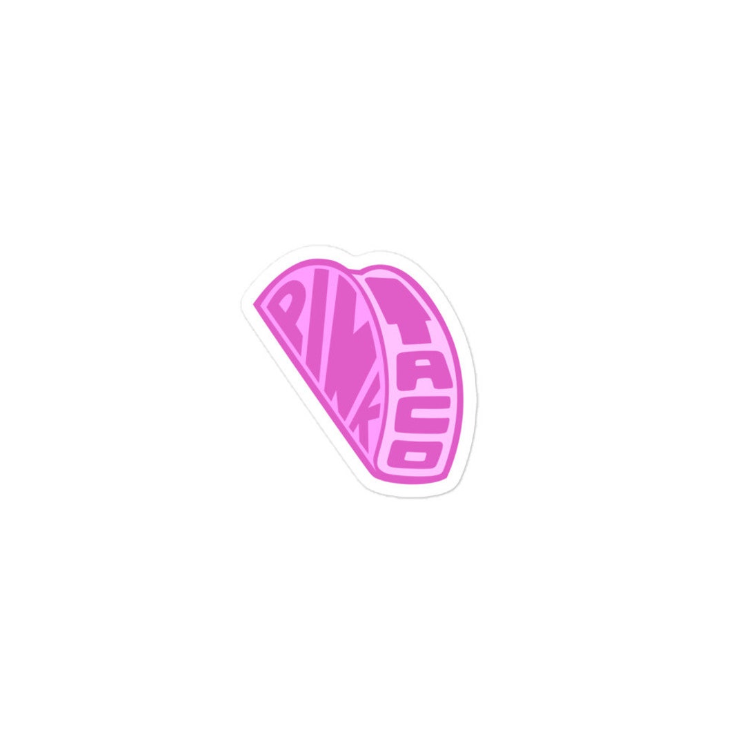 Pink Taco Sticker Fun Lesbian Humor Cute LGBTQ Gift for Friends - Etsy