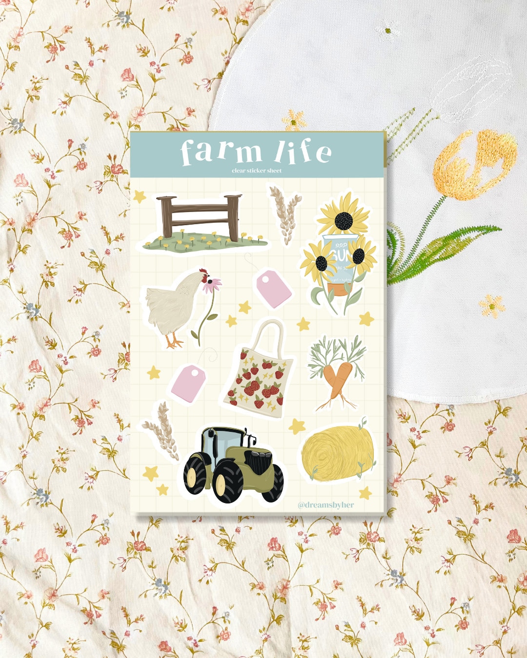 Farm Life Stickers Cottagecore Sticker Sheet for Journaling ...