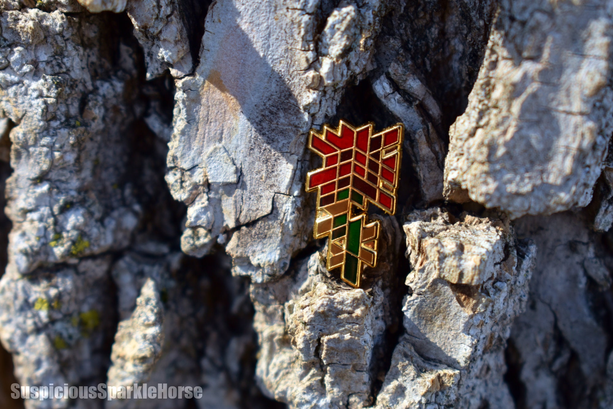 Minecraft Rose Pin - Etsy