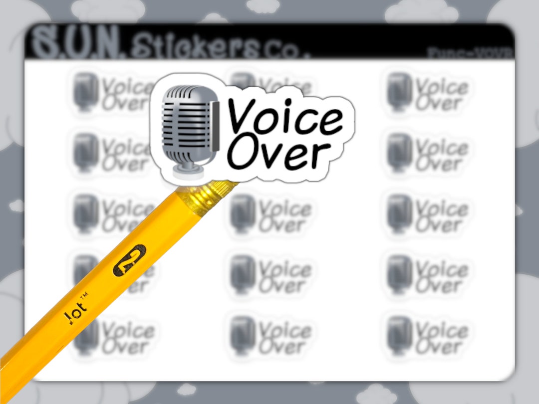 Voice Over Stickers, Record Stickers, Content Creator Stickers, Planner ...