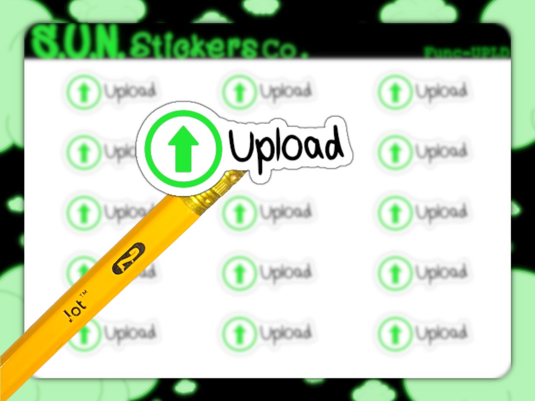 Upload Stickers, Record Stickers, Content Creator Stickers, Planner ...