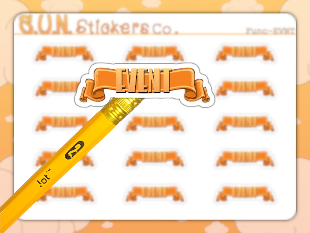 Event Stickers, Special Event Stickers, Event Planner Stickers, Journal ...