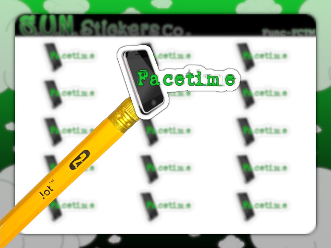 Facetime Call Stickers, Facetime Stickers, Planner Stickers, Journal ...