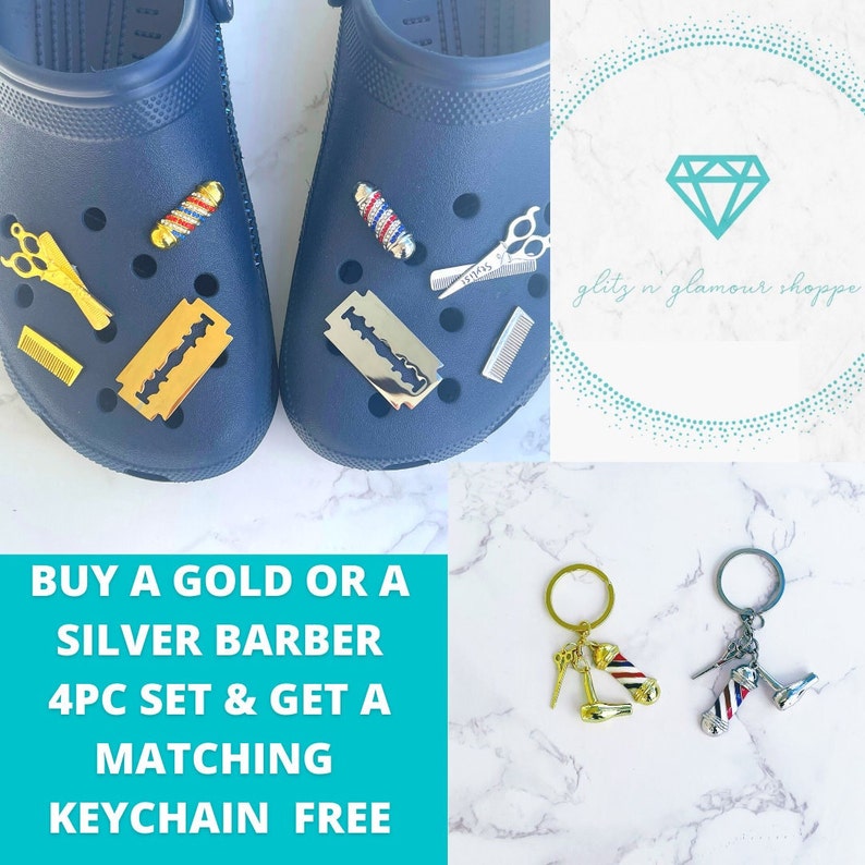 Barber/hair Stylist/beautician Shoe Charms Show Jewelry DIY - Etsy