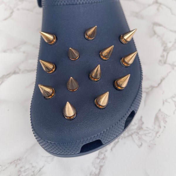 Gothic Spike Crocs - Etsy