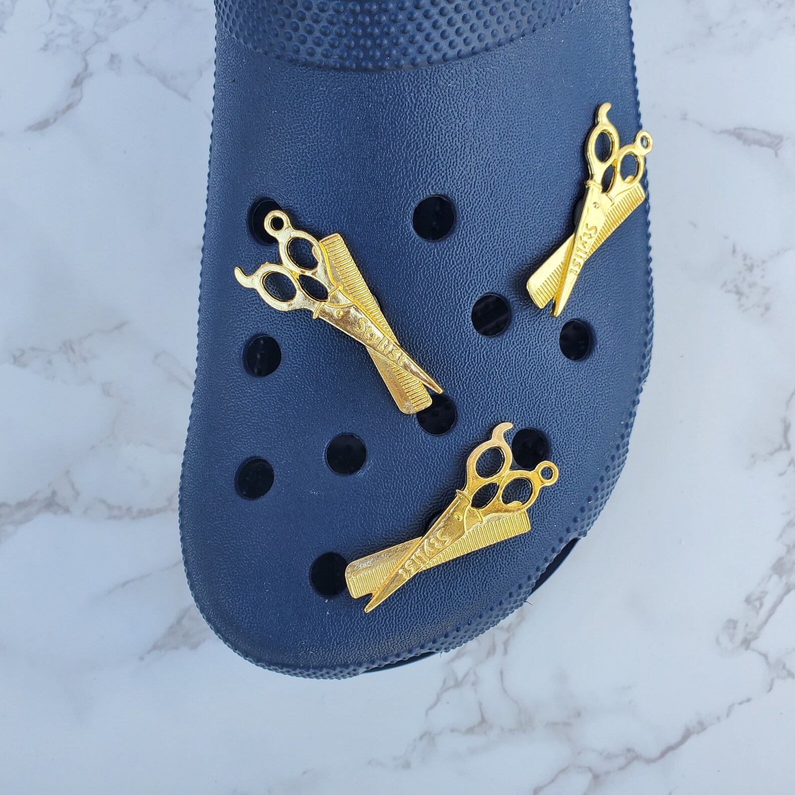 Barber/Hair Stylist/Beautician Shoe Charms Show Jewelry DIY | Etsy