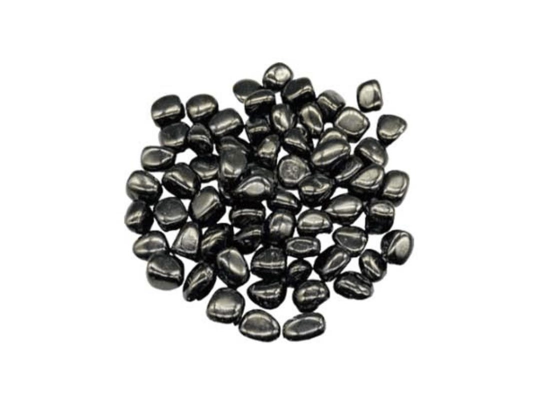 1 Lb Jet Tumbled Stones - Etsy