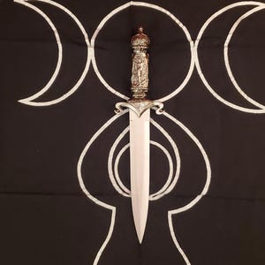 Divine Feminine Athame – 13" Ritual Dagger for Moon Magick, Balance ...