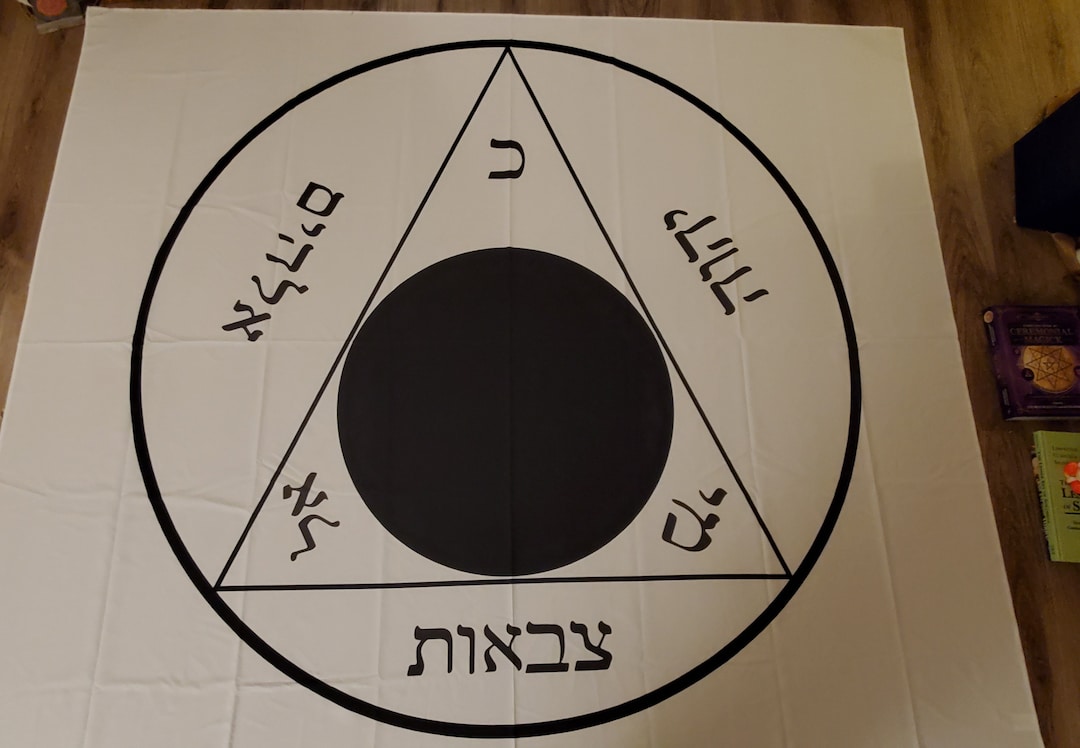 Triangle of Art for Magick Circle of Solomon - Etsy