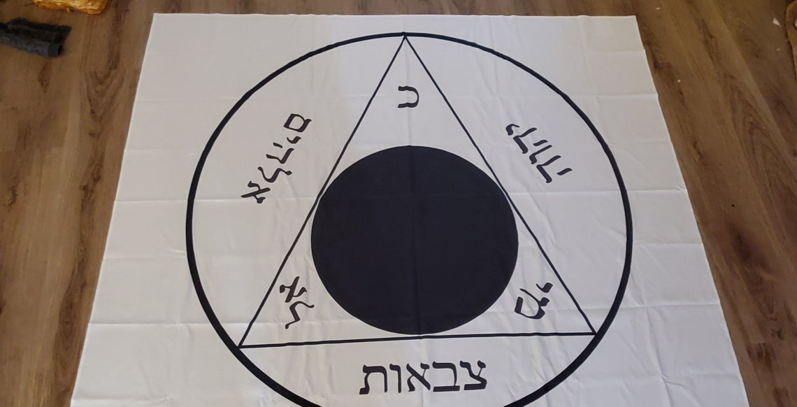 Triangle of Art for Magick Circle of Solomon - Etsy