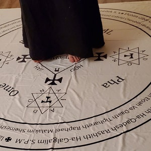 Lemegeton Magick Circle of Solomon (triangle Not Included) - Etsy