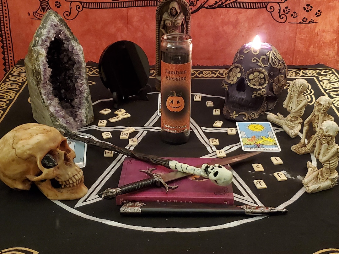 Samhain Blessing 7 Day Candle – Ritual Candle for Ancestral Honor ...