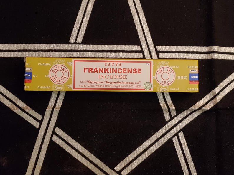Satya Frankincense Incense Sticks – 15g Pack for Purification ...