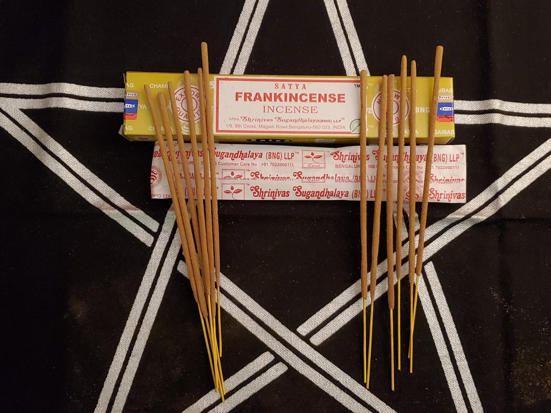 Satya Frankincense Incense Sticks – 15g Pack for Purification ...