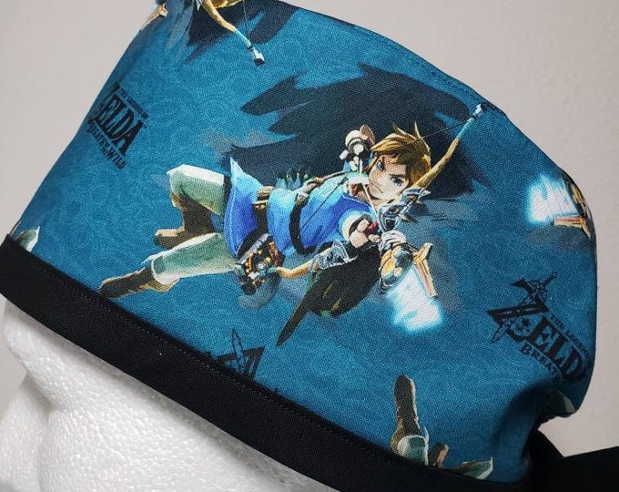Video Game Legend Surgical Scrub Cap, Nurse Cap, Dentist Cap ...